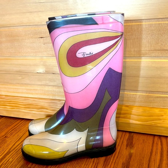 Emilio Pucci | Shoes | Emily Pucci Multi Color Boots | Poshmark